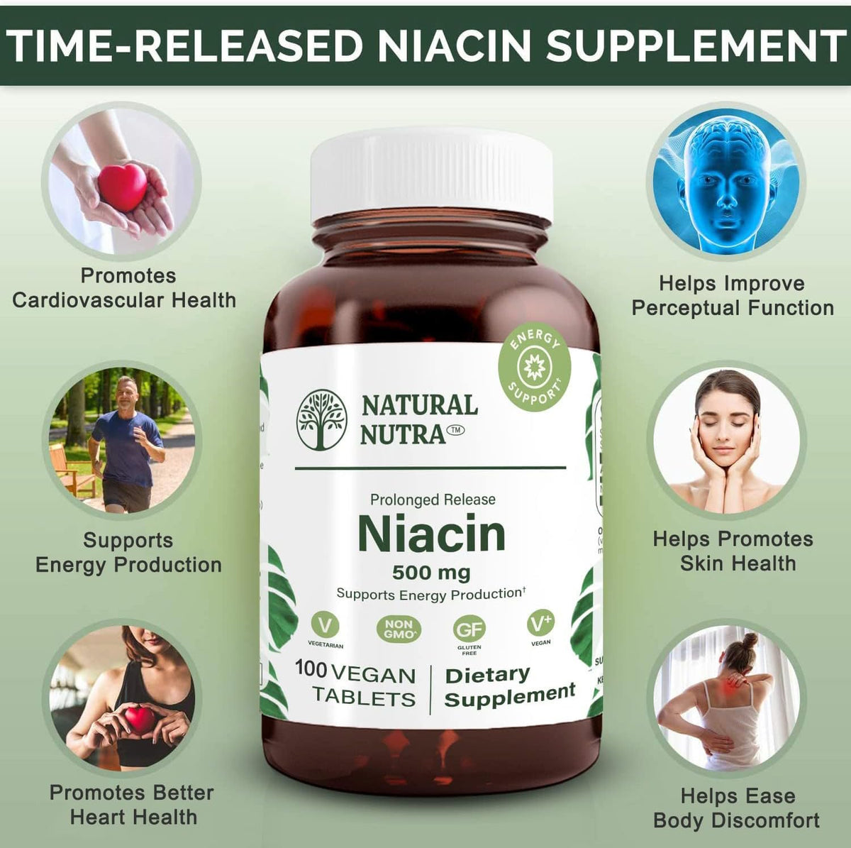 Natural Nutra Niacin 500mg