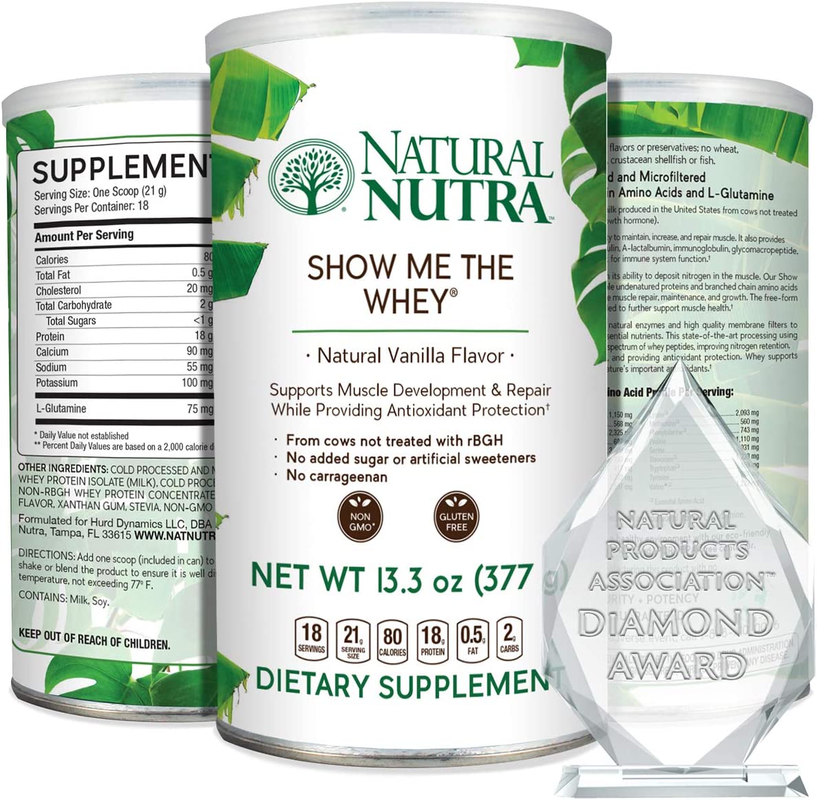 Natural Nutra Vanilla Whey Protein Powder