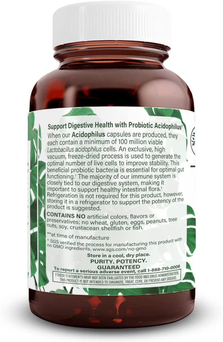 Natural Nutra Acidophilus (lactobacillus acidophilus) Probiotic
